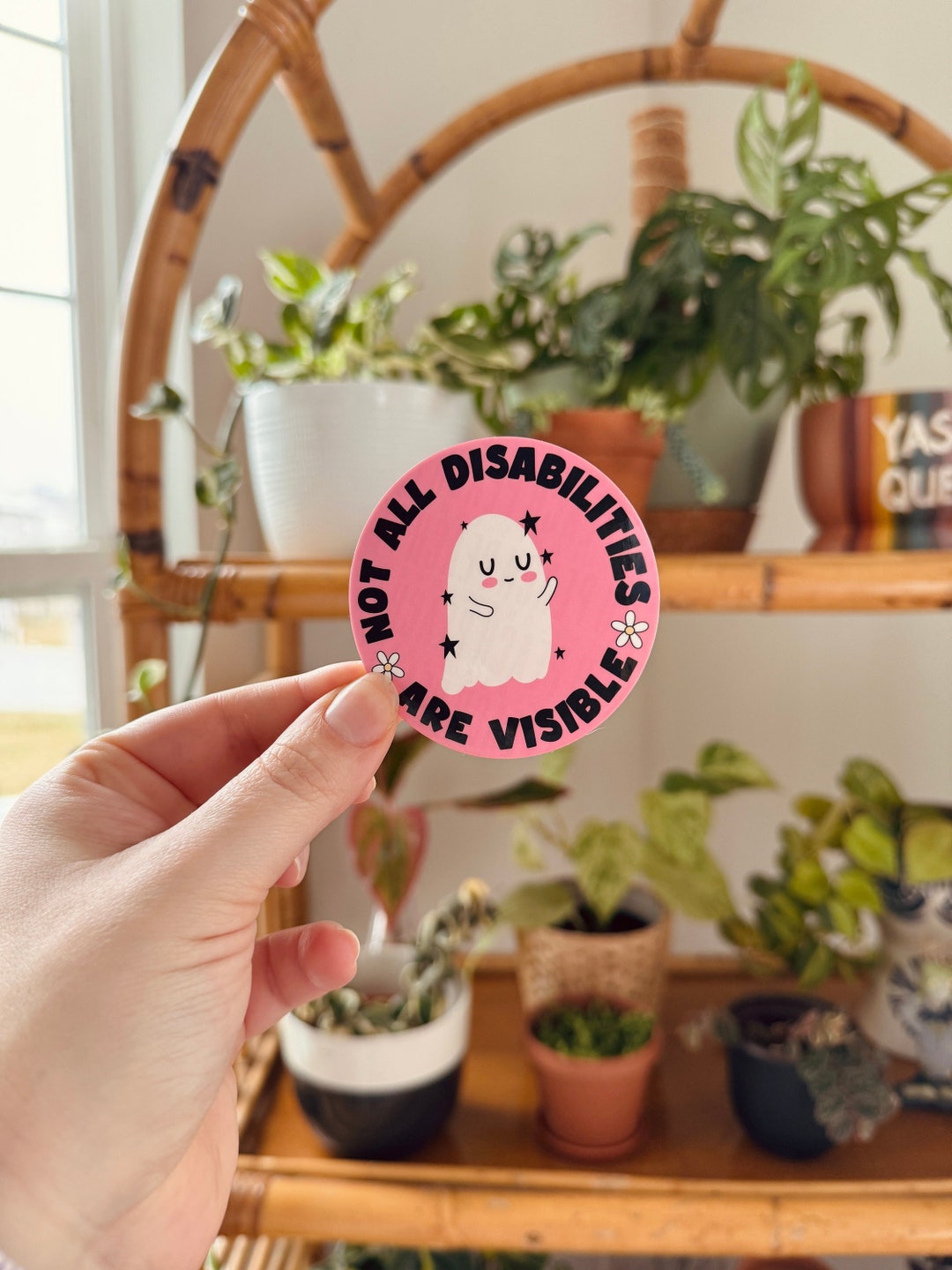 Invisible Disability Awareness Sticker: Chronic Illness Support Decal ...