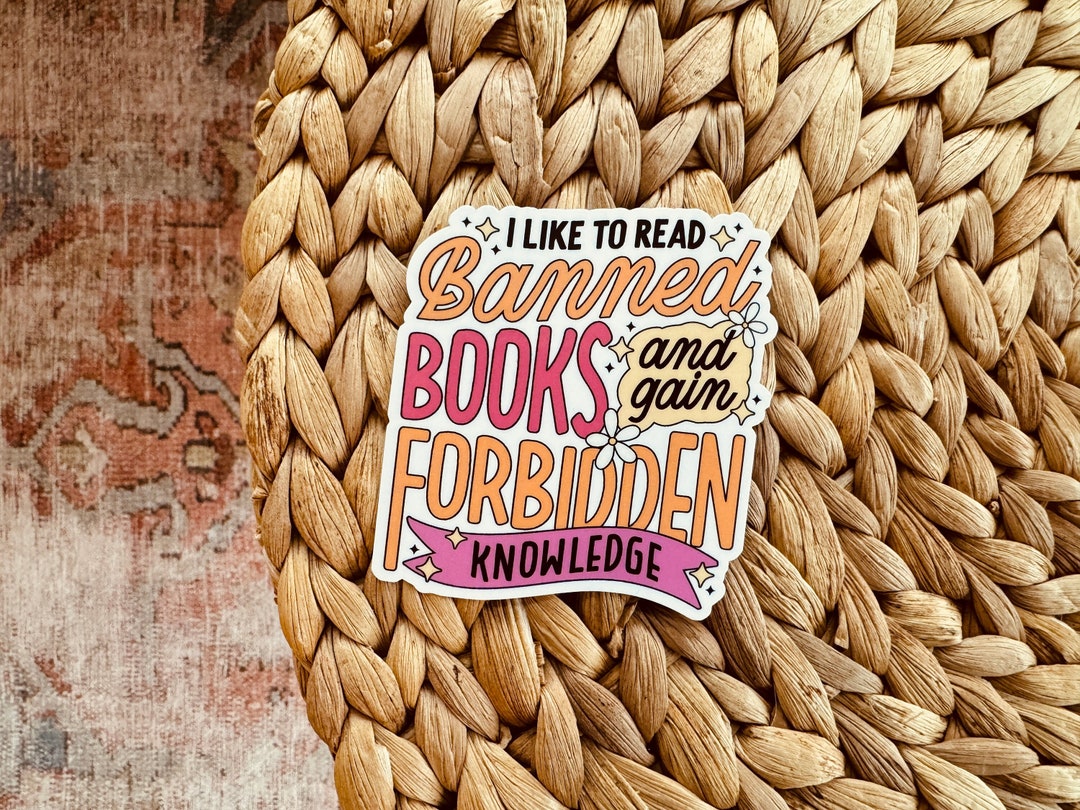 Banned Books Sticker, Read Banned Books, Banned Books Forbidden ...