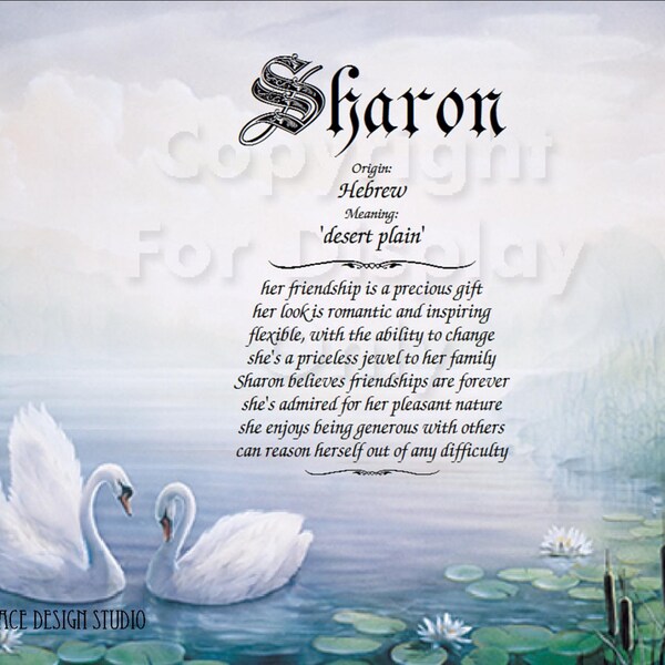 Name Meaning Art - Etsy