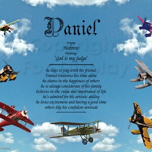 First Name Meaning Personalized Print Child Name Meaning Print With ...