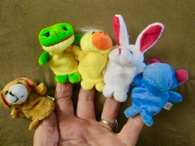 Birthday Party Favors Fuzzy Animal Finger Puppets, Birthday Party,toys ...
