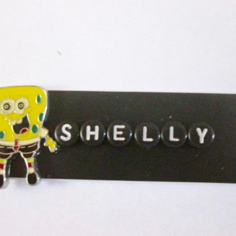 Spongebob Name Badge - Etsy