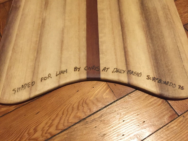 Handmade Wooden Body Board Made From Cedar and Paulownia With - Etsy