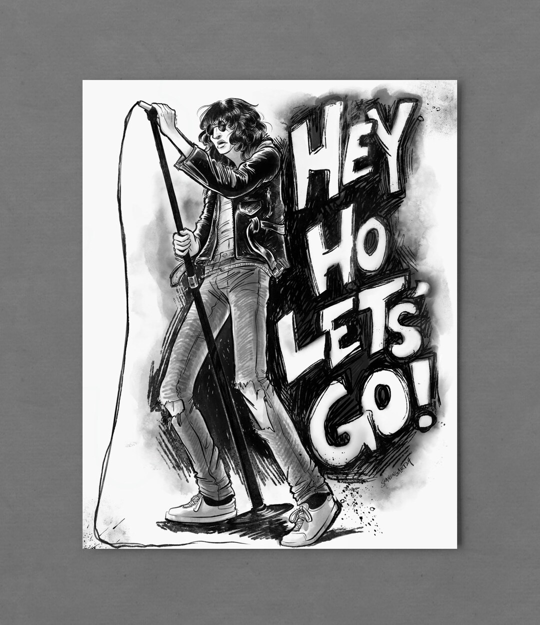 Joey Ramone: Hey Ho Lets Go // the Ramones, Punk, Band, Rock and Roll ...
