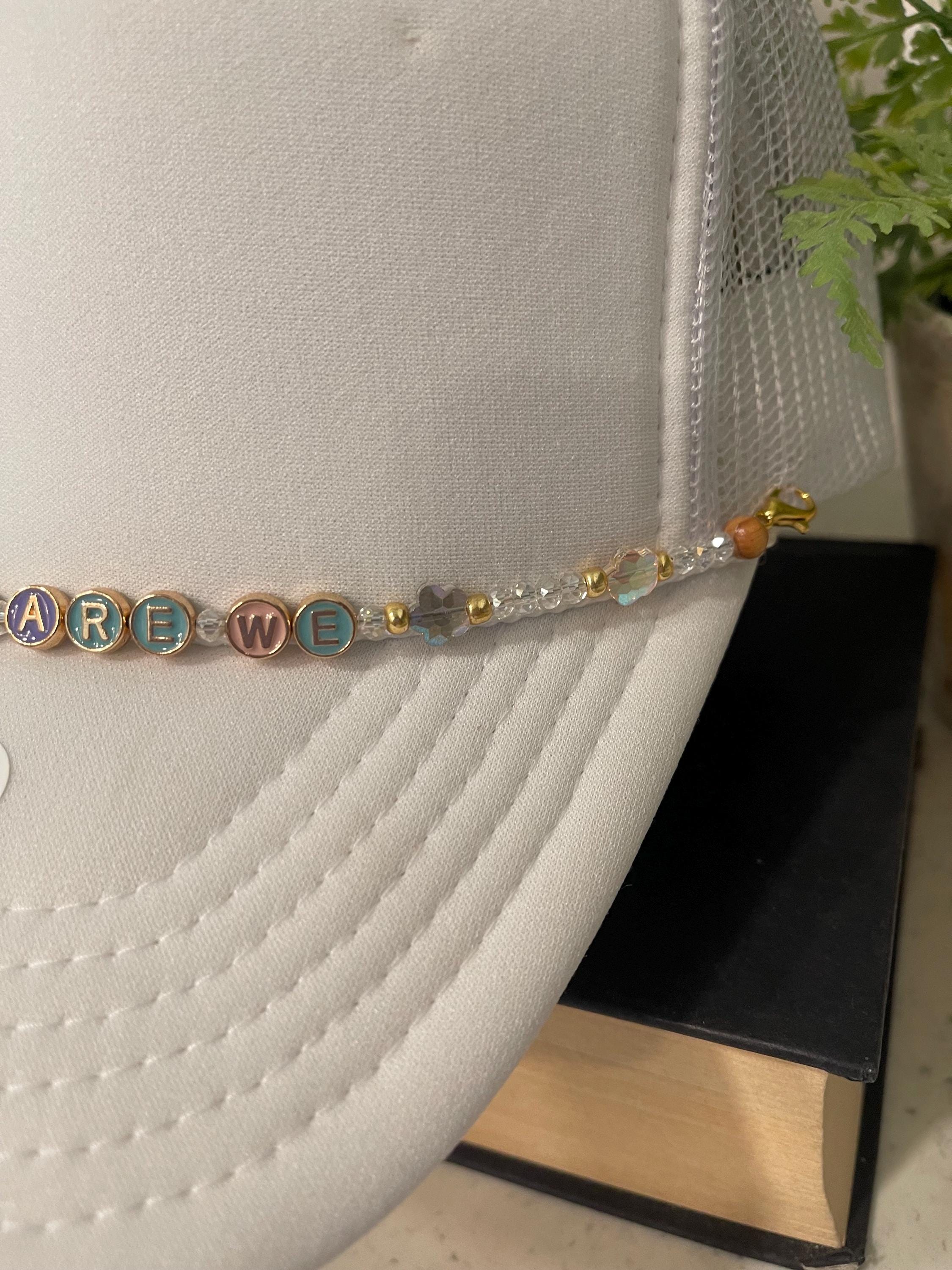 Custom Trucker Hat Chain L Trucker Hat Chain With how Lucky Are We L ...