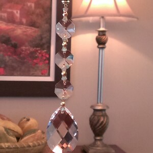 Lot of 6 Almond Shape Crystal for Chandelier , Lamp or Wedding - REAL ...