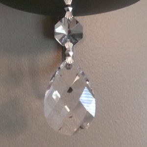 Lot of 6 Almond Shape Crystal for Chandelier , Lamp or Wedding - REAL ...