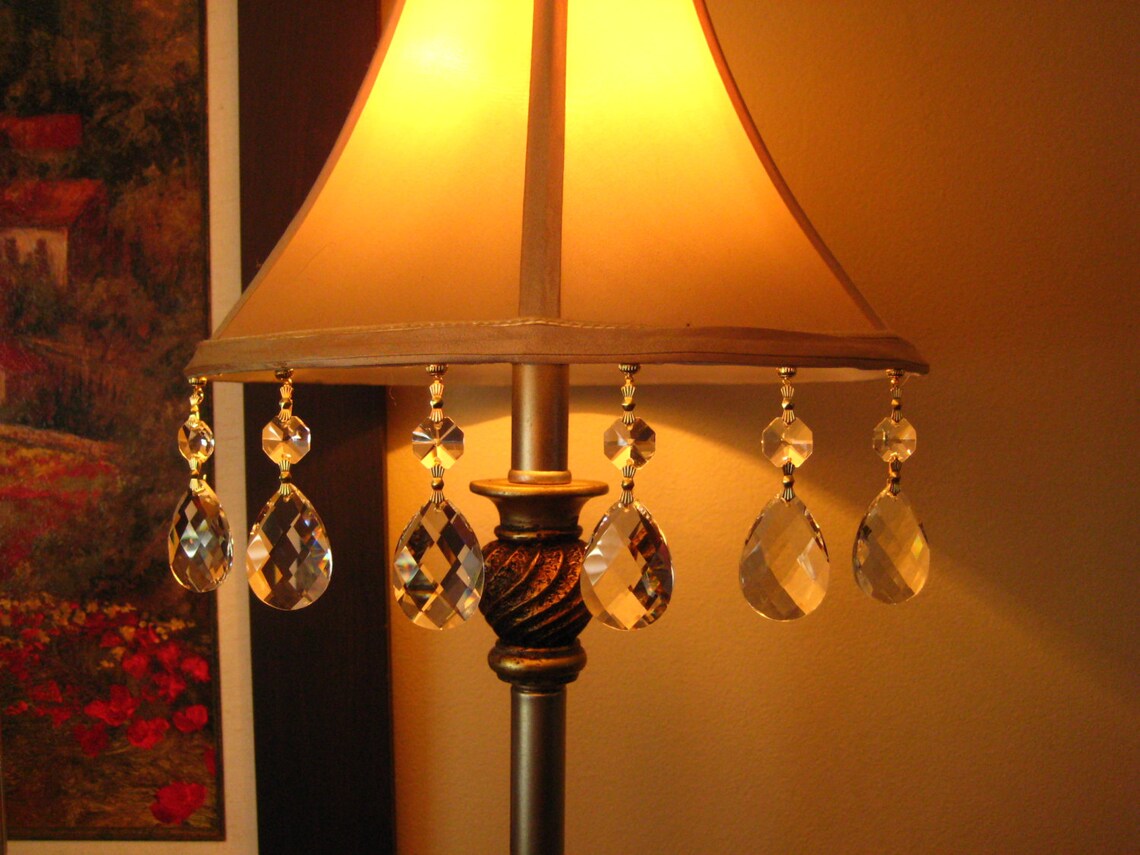 Lot of 6 Almond Shape Crystal for Chandelier Lamp or Wedding - Etsy