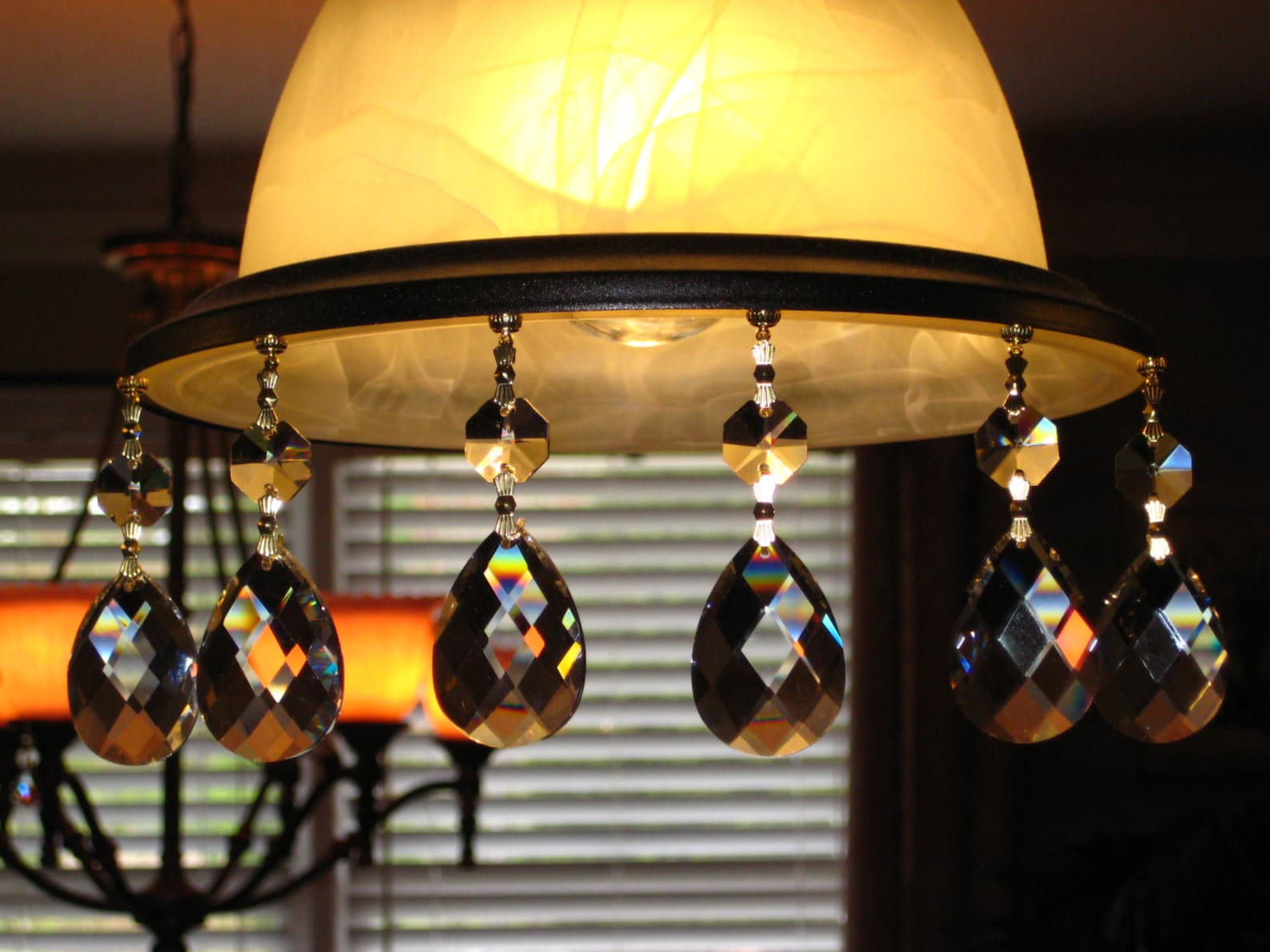 Lot of 6 Almond Shape Crystal for Chandelier Lamp or Wedding - Etsy