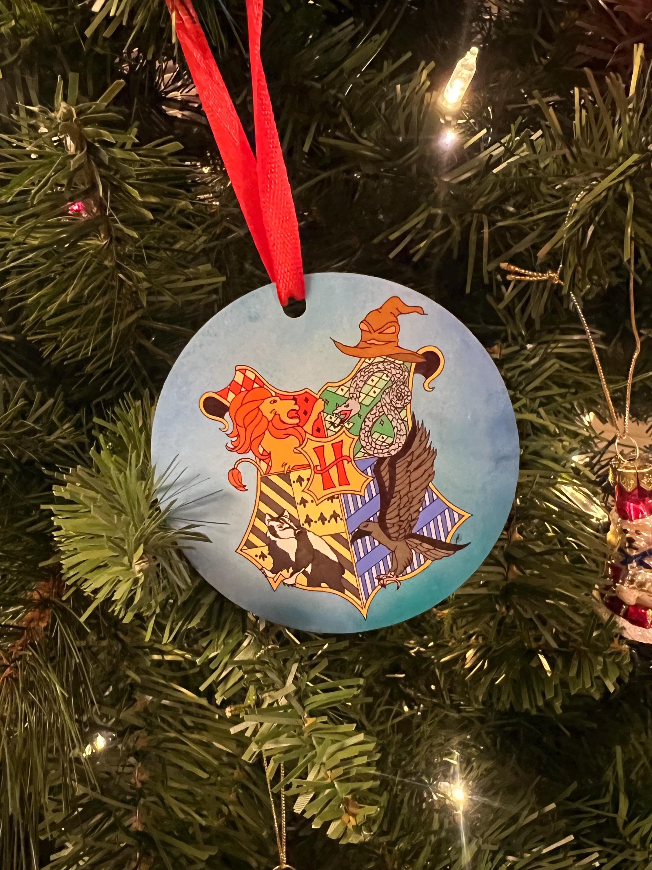 Hogwarts Crest, Wizarding World, Sorting Hat, Ornament - Etsy