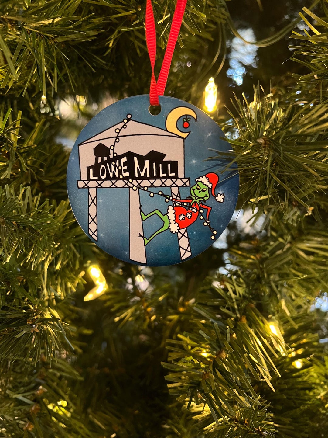 Grinch, Lowe Mill, Huntsville, Alabama, Ornament - Etsy