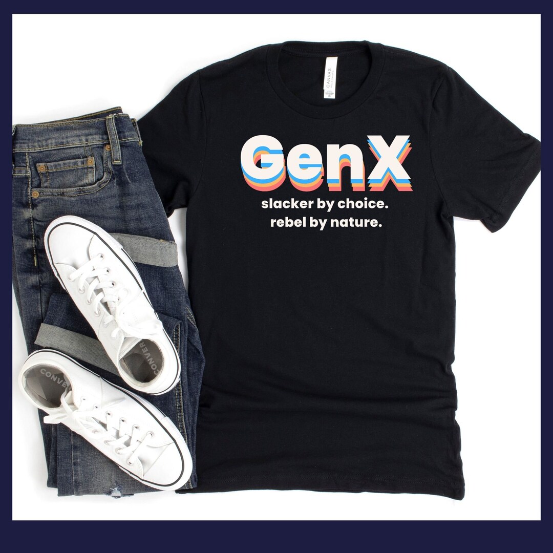 Gen X Shirt, Classic Generation X Tee, Vintage Style Shirt, Retro Gen X ...