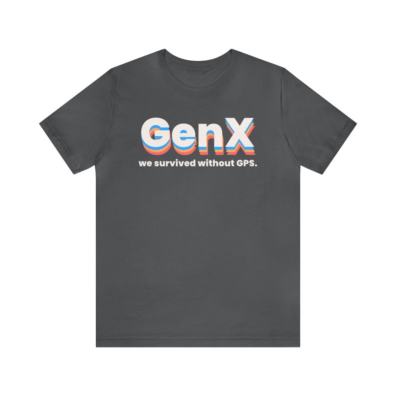 Gen X Shirt, Classic Generation X Tee, Vintage Style Shirt, Retro Gen X ...