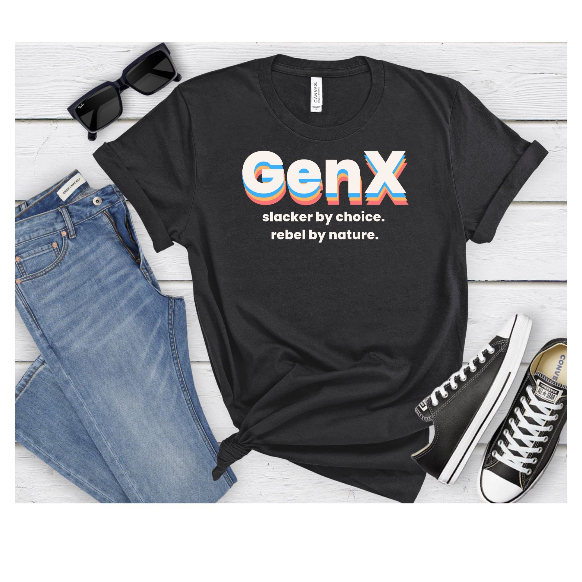 Gen X Shirt, Classic Generation X Tee, Vintage Style Shirt, Retro Gen X ...