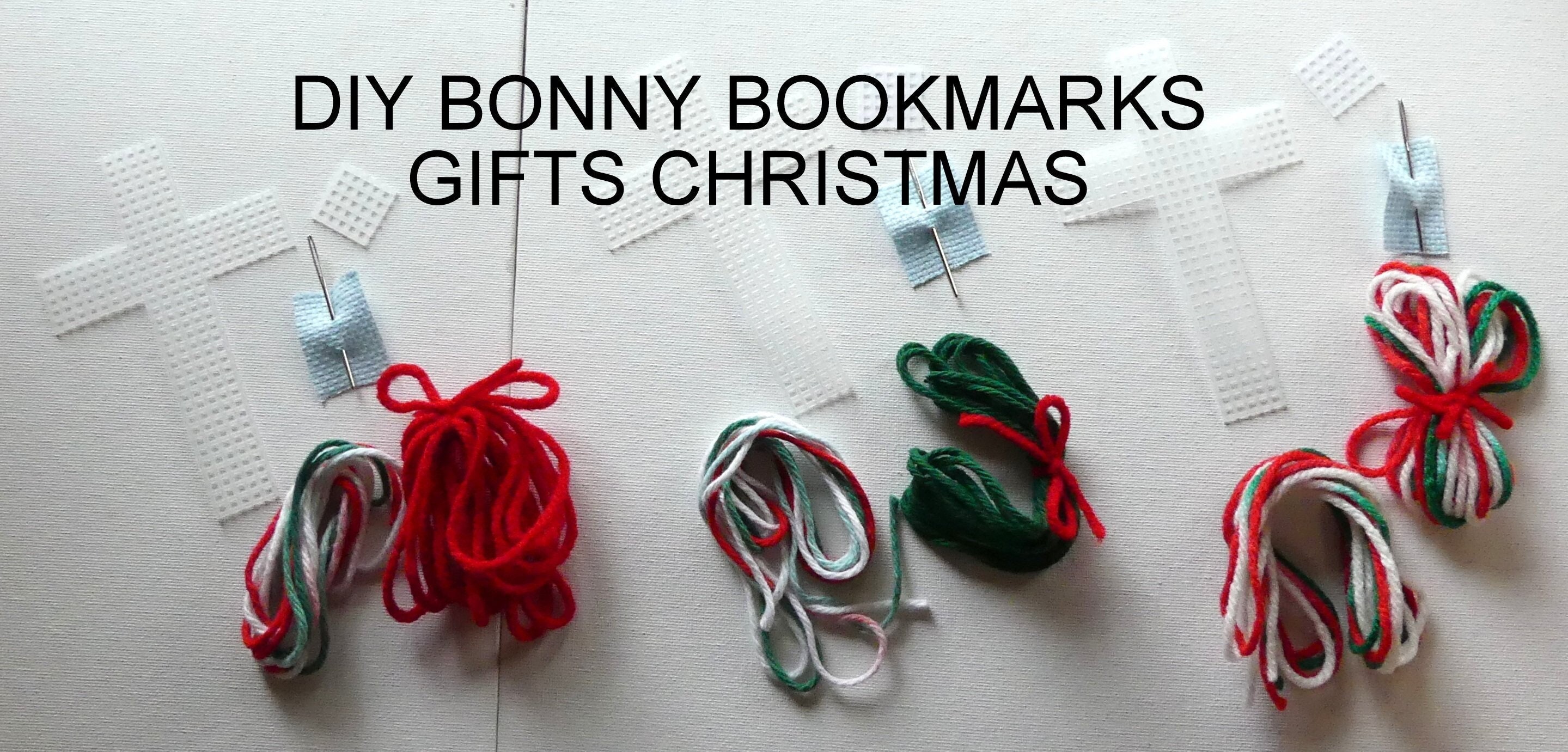 RTS DIY KITS Christmas Plastic Canvas Cross Bookmarks, You Pick ...