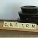 Christmas Custom Scrabble Rack Tile Letter, Desk Sign, Gift, Weddings ...