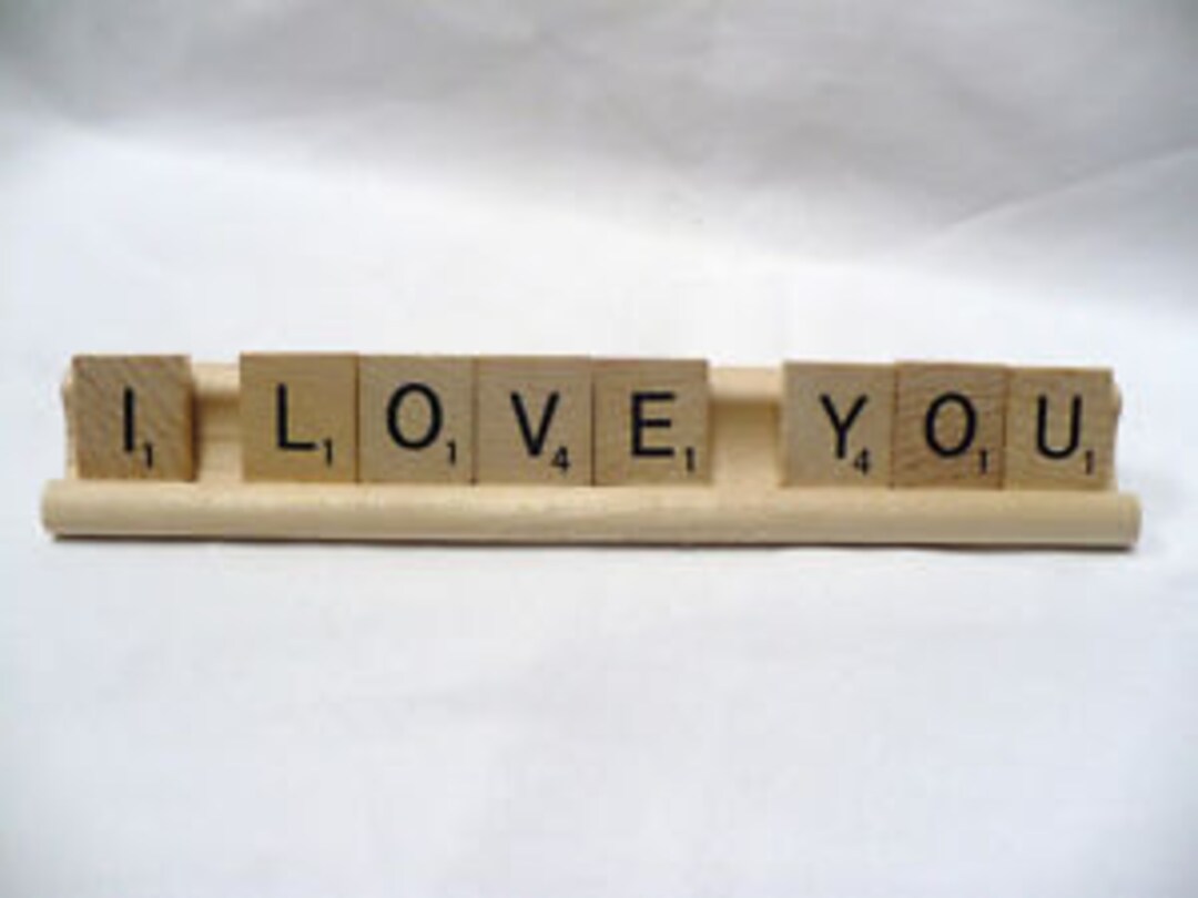 Christmas Custom Scrabble Rack Tile Letter, Desk Sign, Gift, Weddings ...