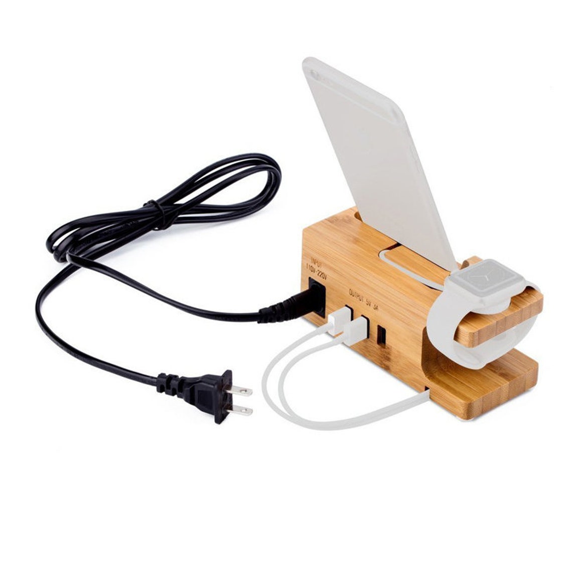 Smartphone Wooden Charging Station Cell Phone Dock Christmas - Etsy