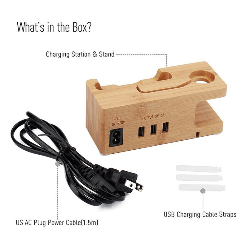 Smartphone Wooden Charging Station Cell Phone Iphone Dock - Etsy