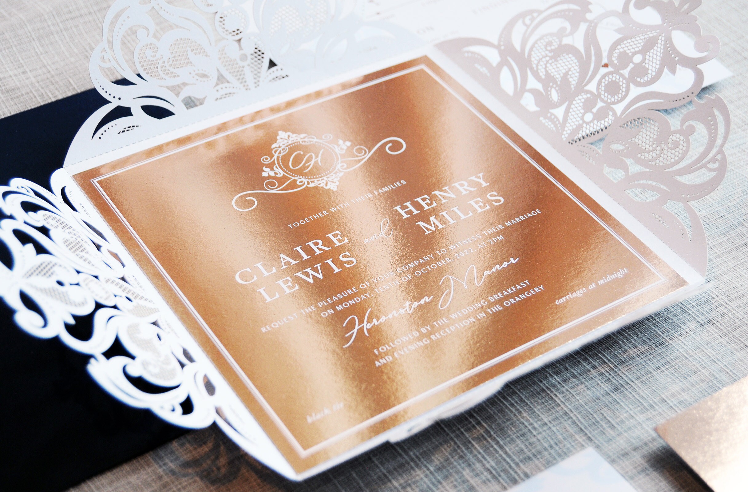 Luxury Wedding Invitations & Save the Date. Beautifully - Etsy