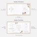 Farah Wedding Invitation Dried Flowers. Bohemian Wedding Invitation ...