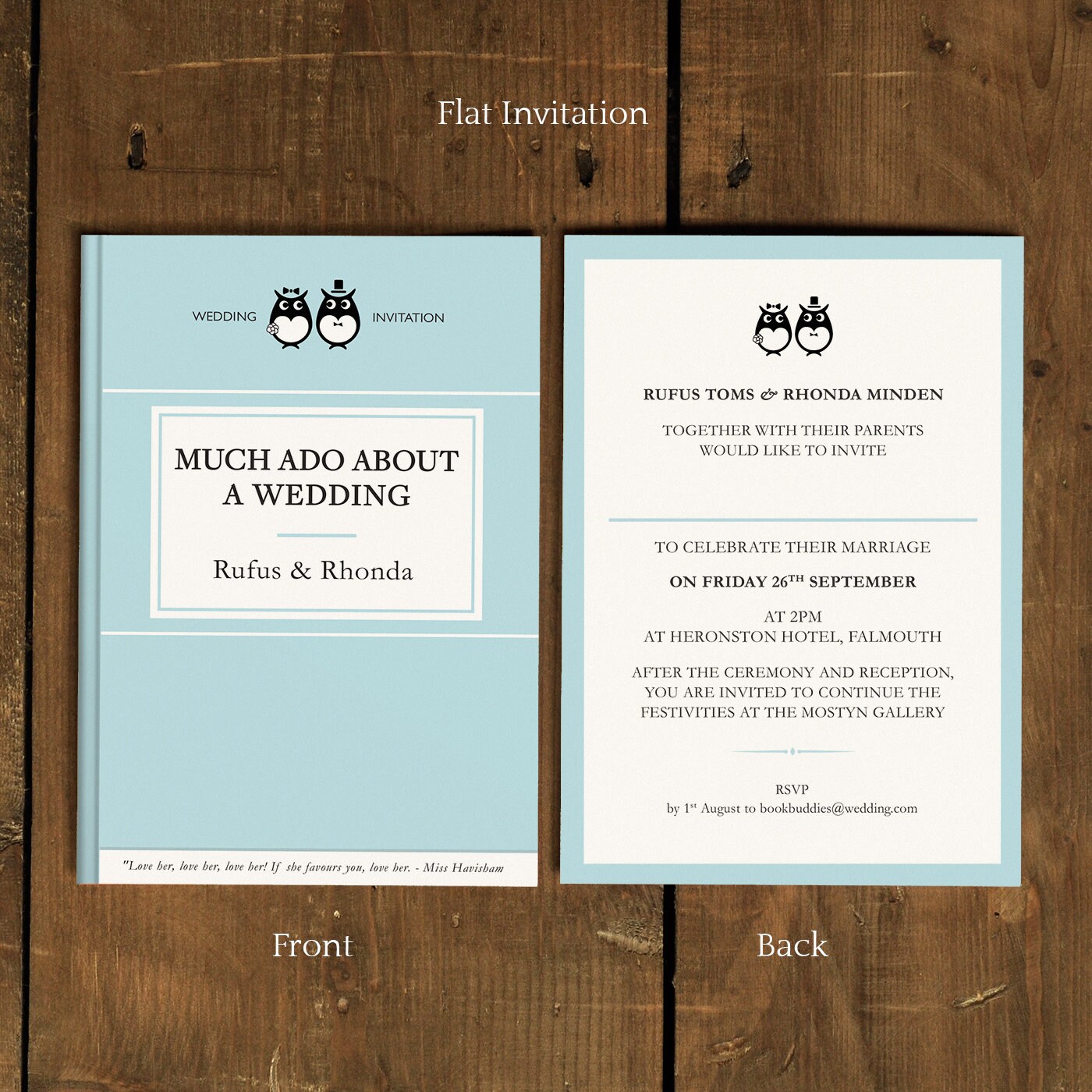 Classic Book Folding Wedding Invitations Ideal for Literary | Etsy UK