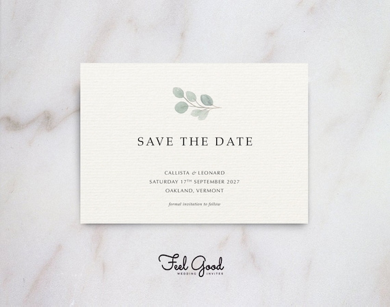 Classic Save the Date or Change the Date Card or Magnet. - Etsy Australia