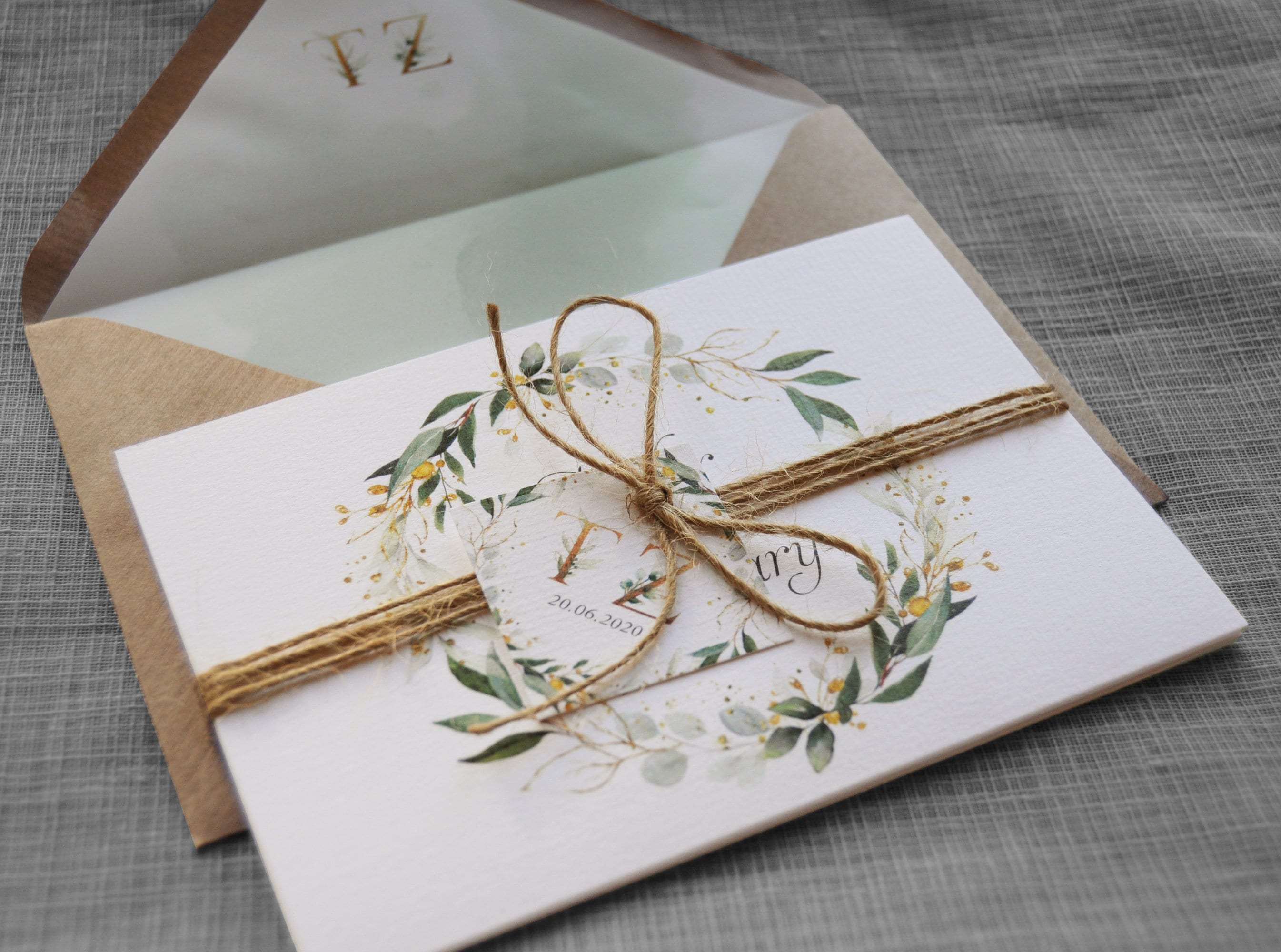 Taylor Luxury Trifold Wedding Invitations & Save the Date or - Etsy UK