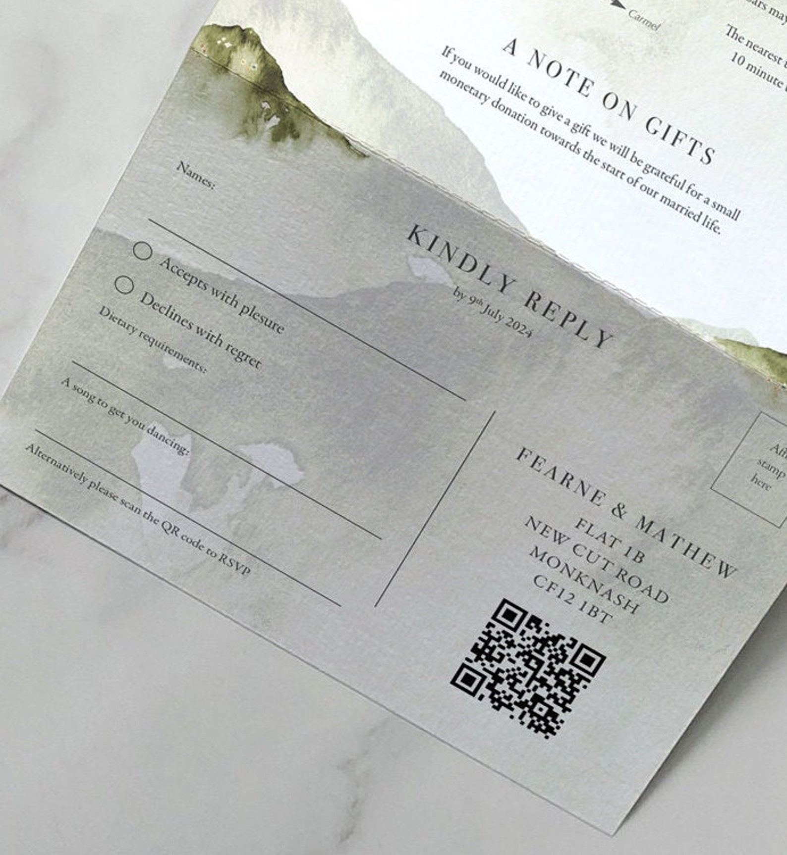 Summer Forest Wedding Invitation. Mountain Wedding Invitation. - Etsy