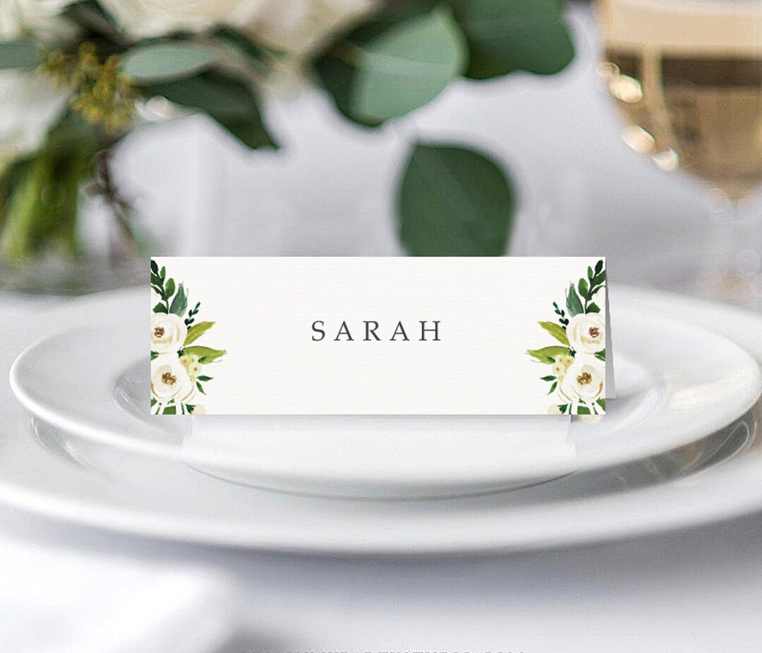 Wedding Place Cards, Wedding Place Names, Wedding Place Card, Place ...