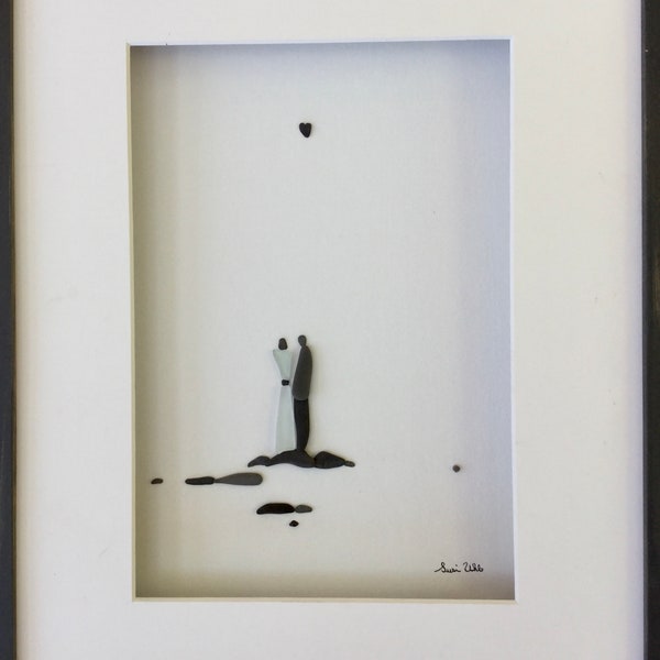 Pebble Art Couple - Etsy