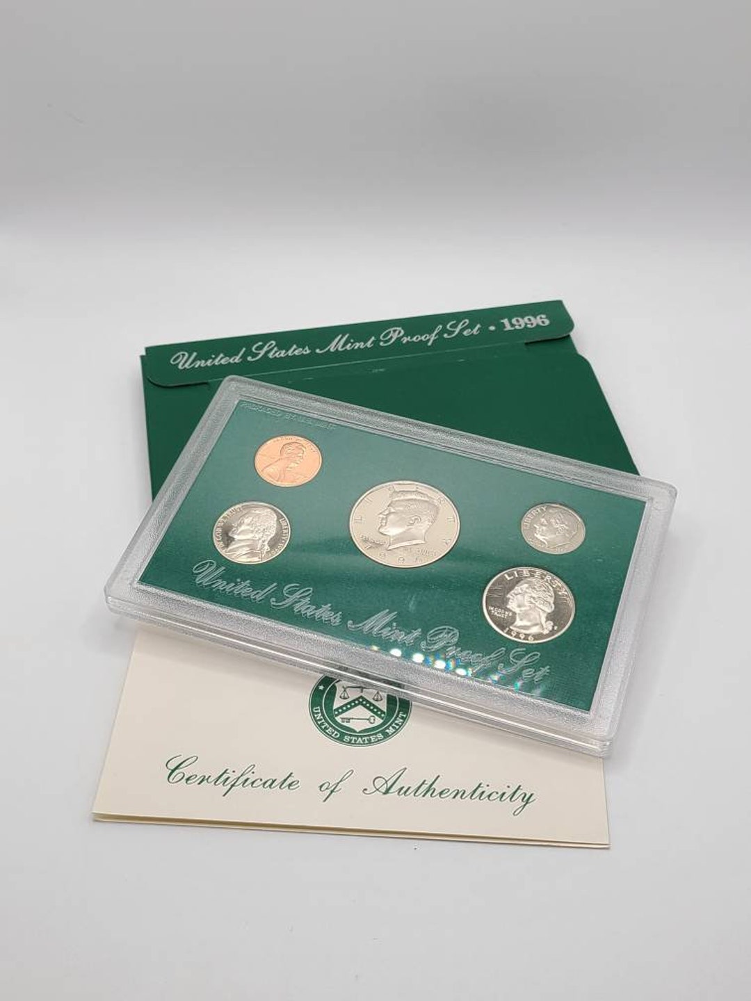 1996 United States Mint Proof Set, US Proof Set, 1996 Proof Set ...