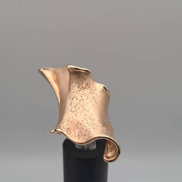 Gold Vermeil Statement Ring - Etsy