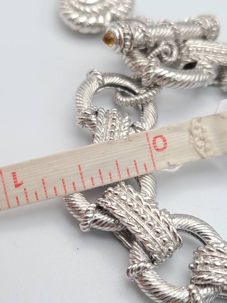 Judith Ripka Citrine Heart Charm Diamonique Simulated Diamonds - Etsy