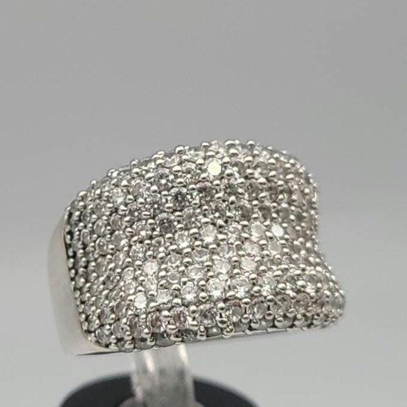 Concave Diamond Band - Etsy