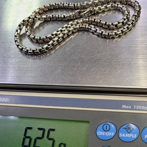 JAI Box Link Chain, Scott Grimes for John Hardy, 925 Silver Box Chain ...