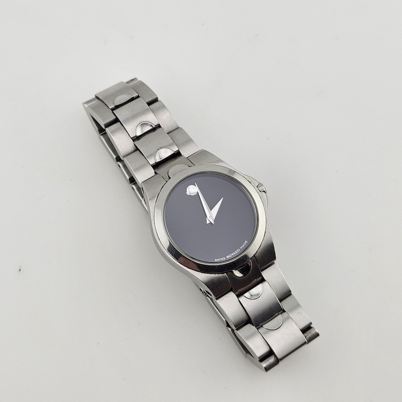 Vintage Movado Museum Watch - Swiss Made Stainless Steel Ladies ...