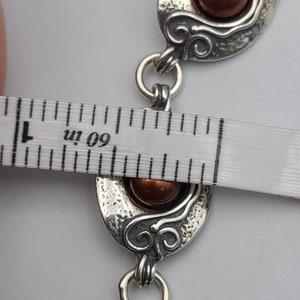 Or Paz Pearl Bracelet, 925 Silver Pearl Bracelet, Ornate Silver and ...