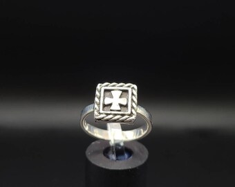 Maltese Cross Ring | Etsy