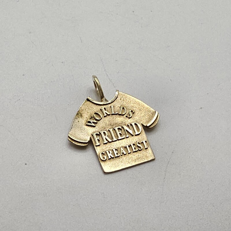 Gold Best Friend Charms - Etsy