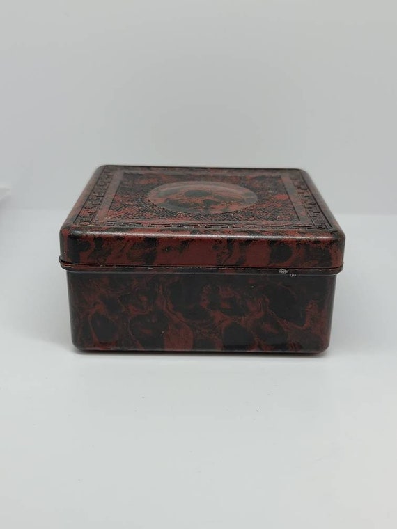 Greek Key Jewelry Box, Vintage Plastic Trinket Box, V… - Gem