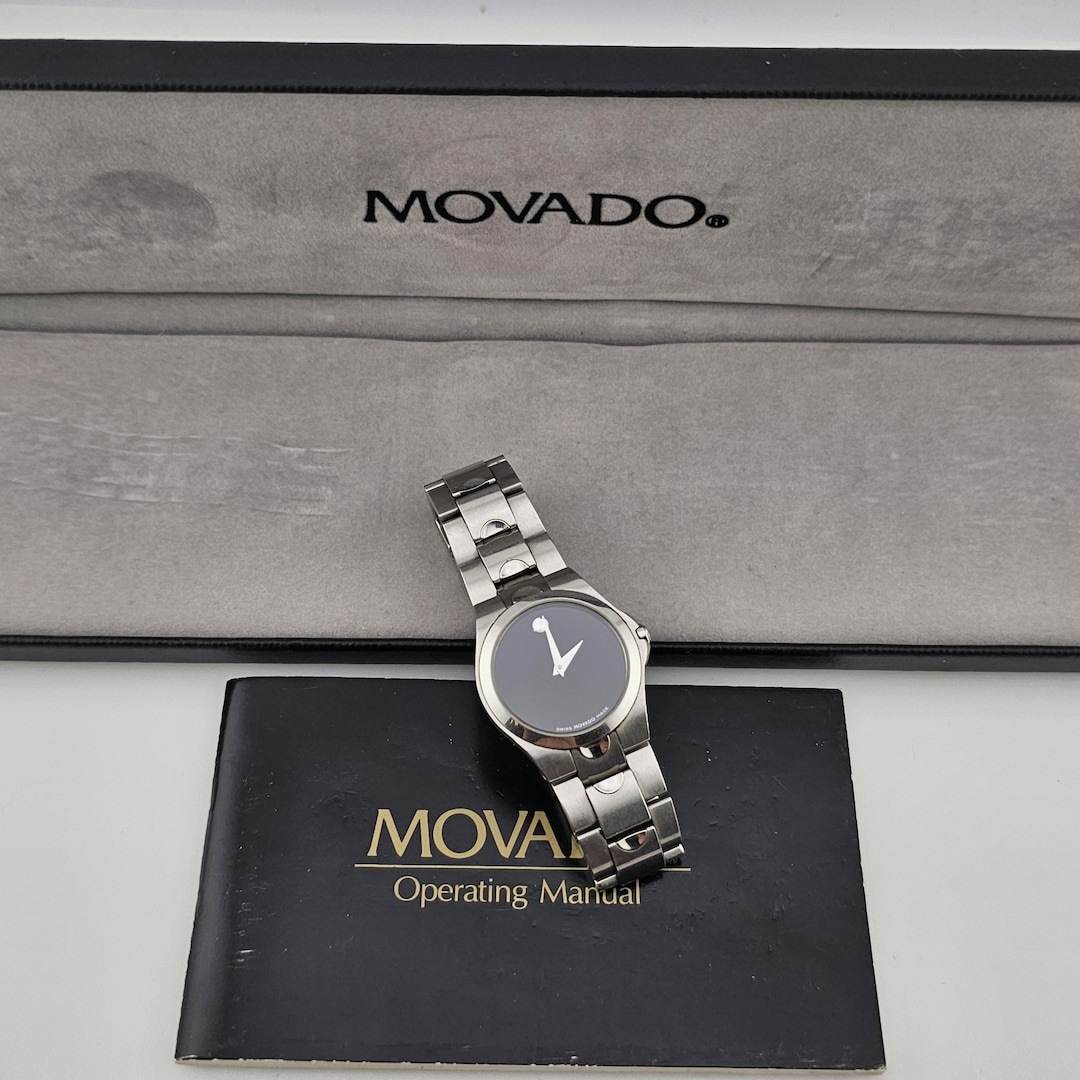Vintage Movado Museum Watch - Swiss Made Stainless Steel Ladies ...