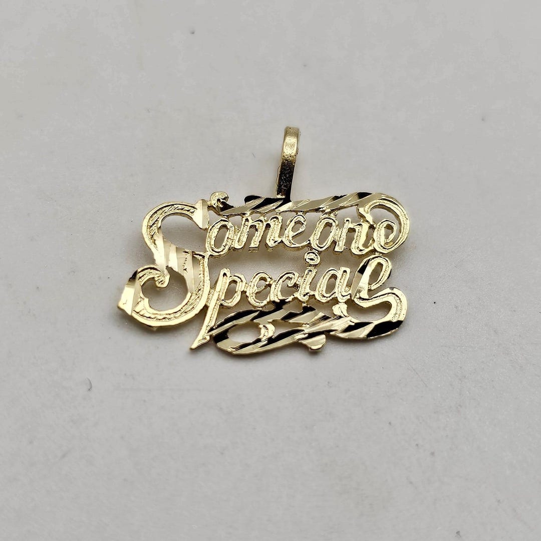 Vintage 14k Yellow Gold Someone Special Charm or Pendant, Gift for ...