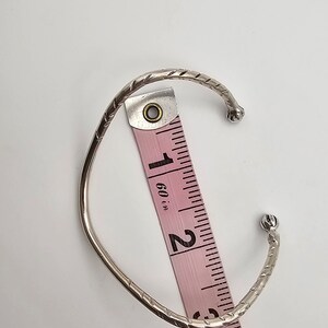 Vintage Silver Torque Bracelet in Sterling Silver, Handmade Cuff ...