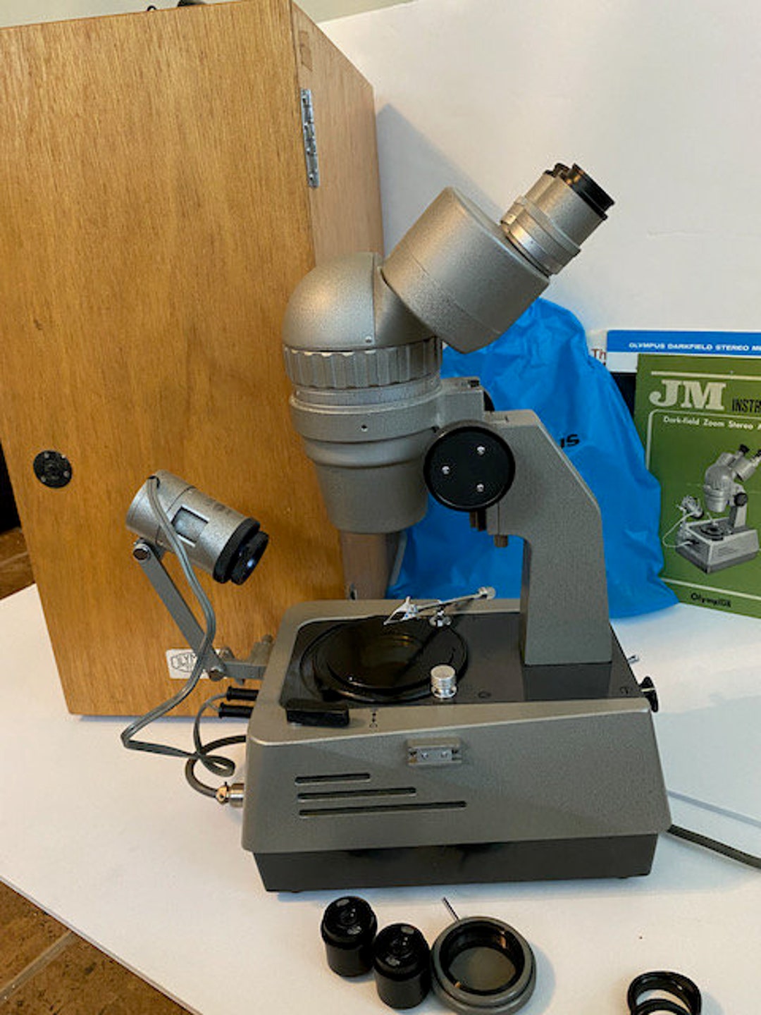 Vintage Microscope OLYMPUS Model JM100 - Etsy