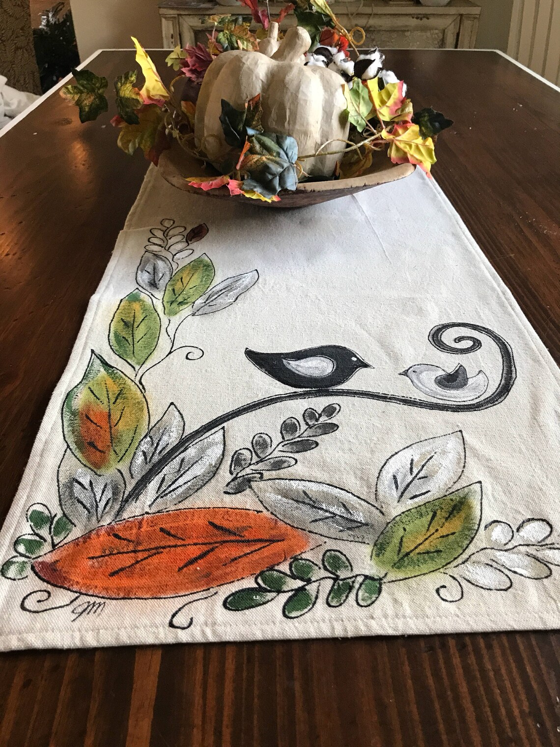 Fall Leaves Fall Table Runner Autumn Decor Kitchen Linens | Etsy