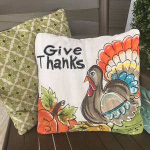 Fall Pillow Cover,turkey Pillow,rocking Chair Pillow,trending Now,new ...