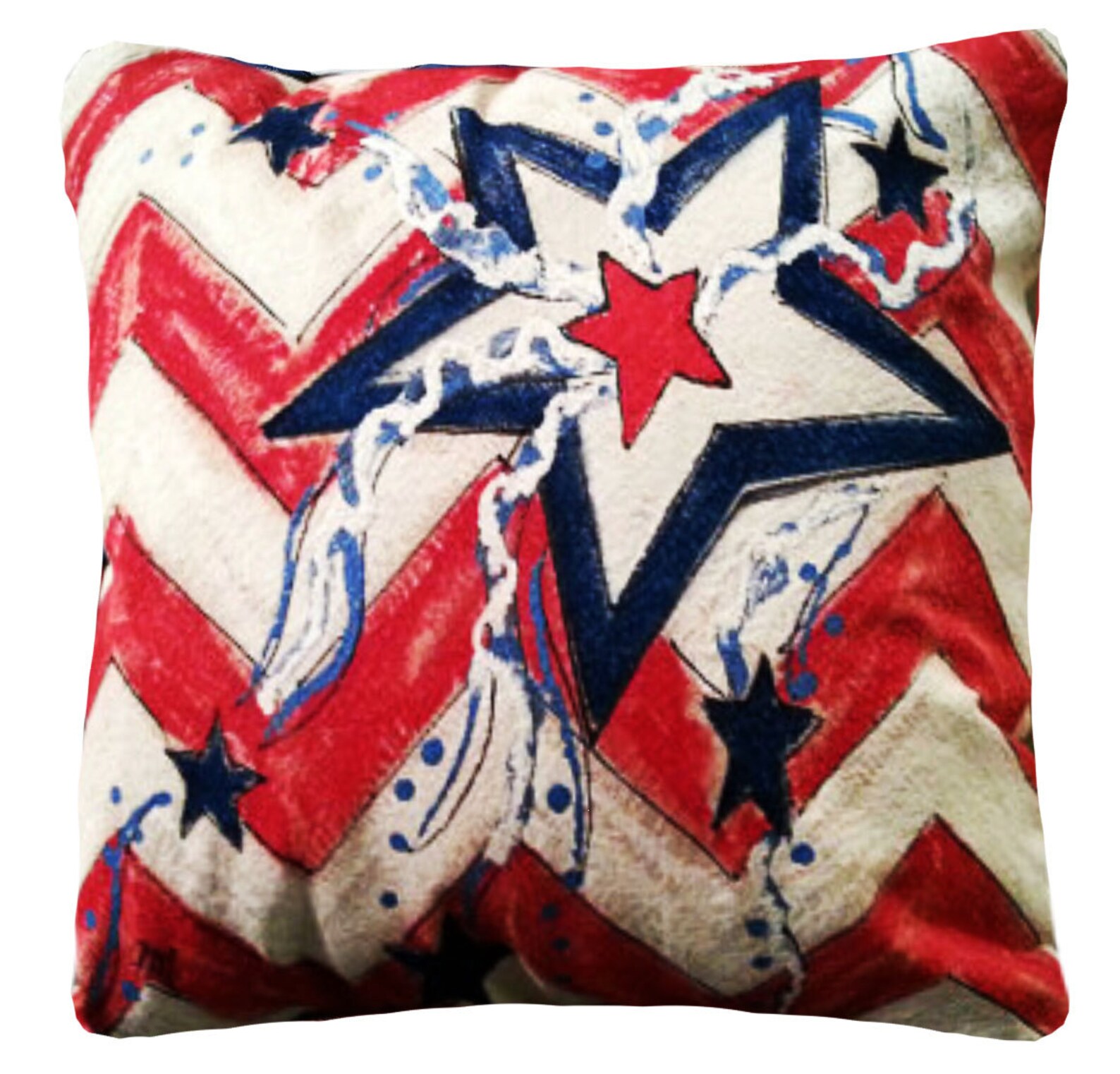 July 4th, Red, White Chevron Flag, 4th of July Decorations,indoor ...