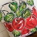 Red Apples Pillow, Hand-painted, Handmade, Pillow Cover - Etsy