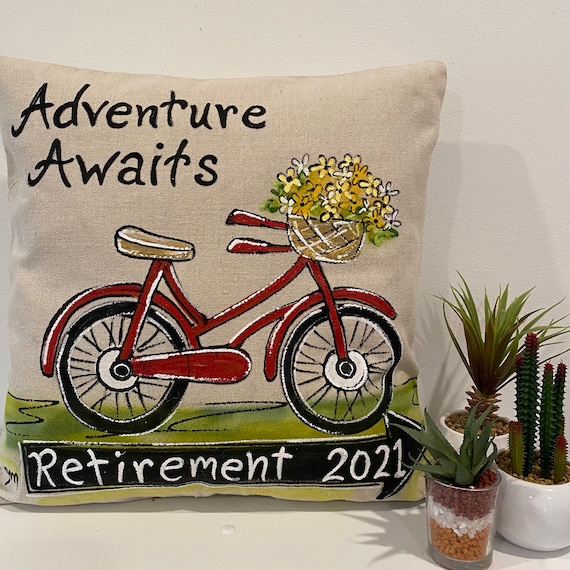 Retirement Personalized Gifts Vintage Bike Basket Of | Etsy